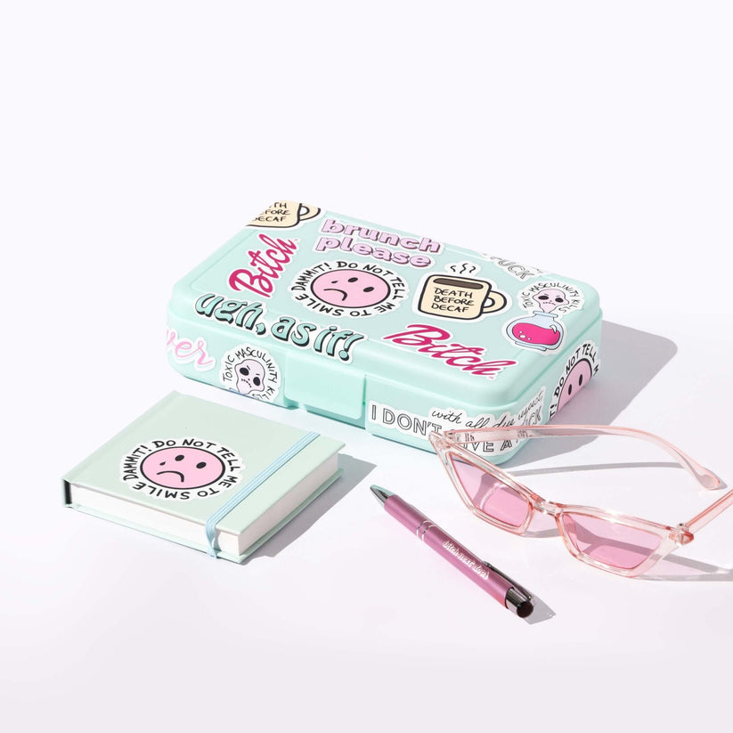 Do Not Tell Me to Smile Waterproof Sticker – bitchnextdoor